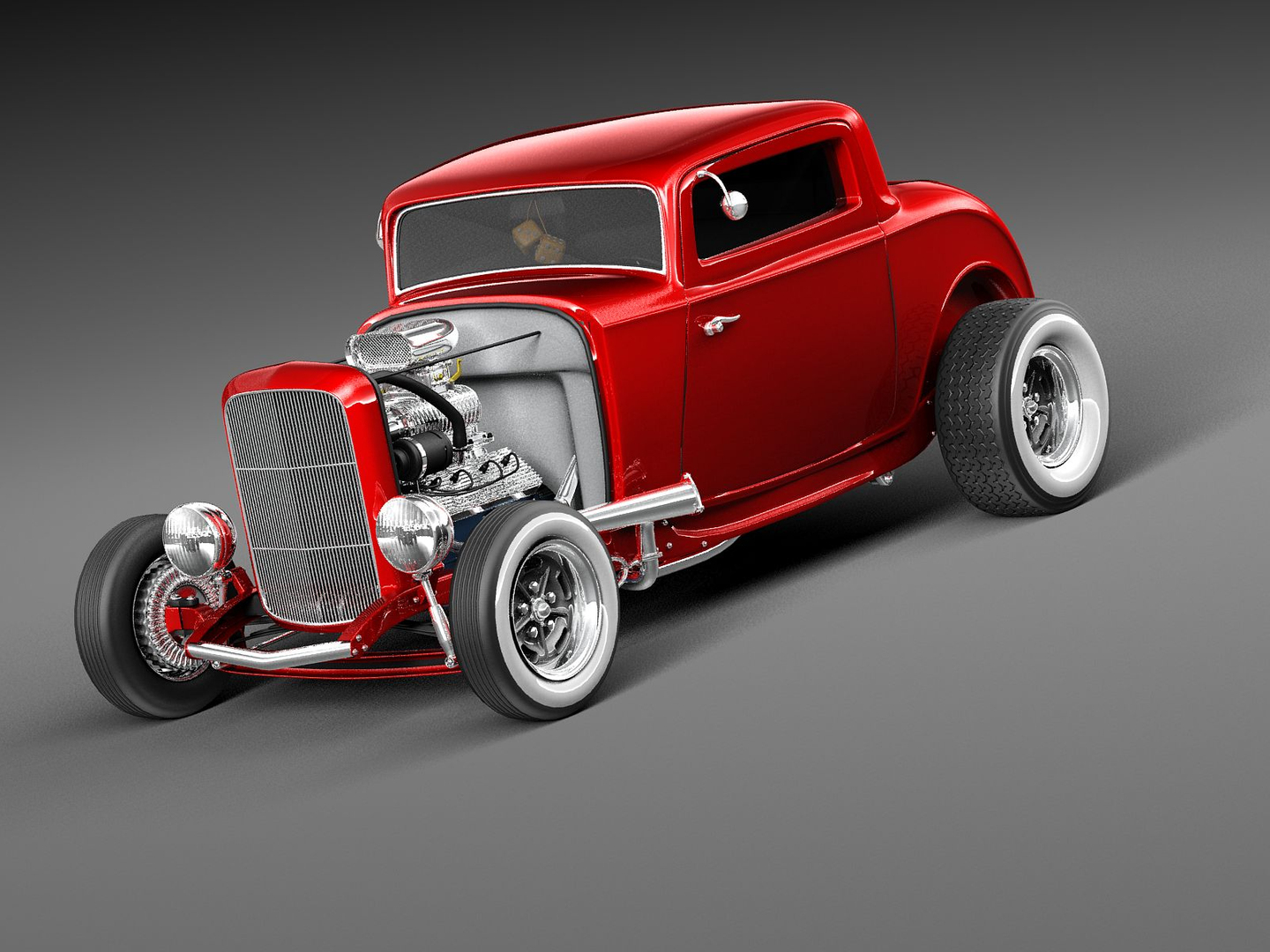3d Model B Duce Coupe 1932