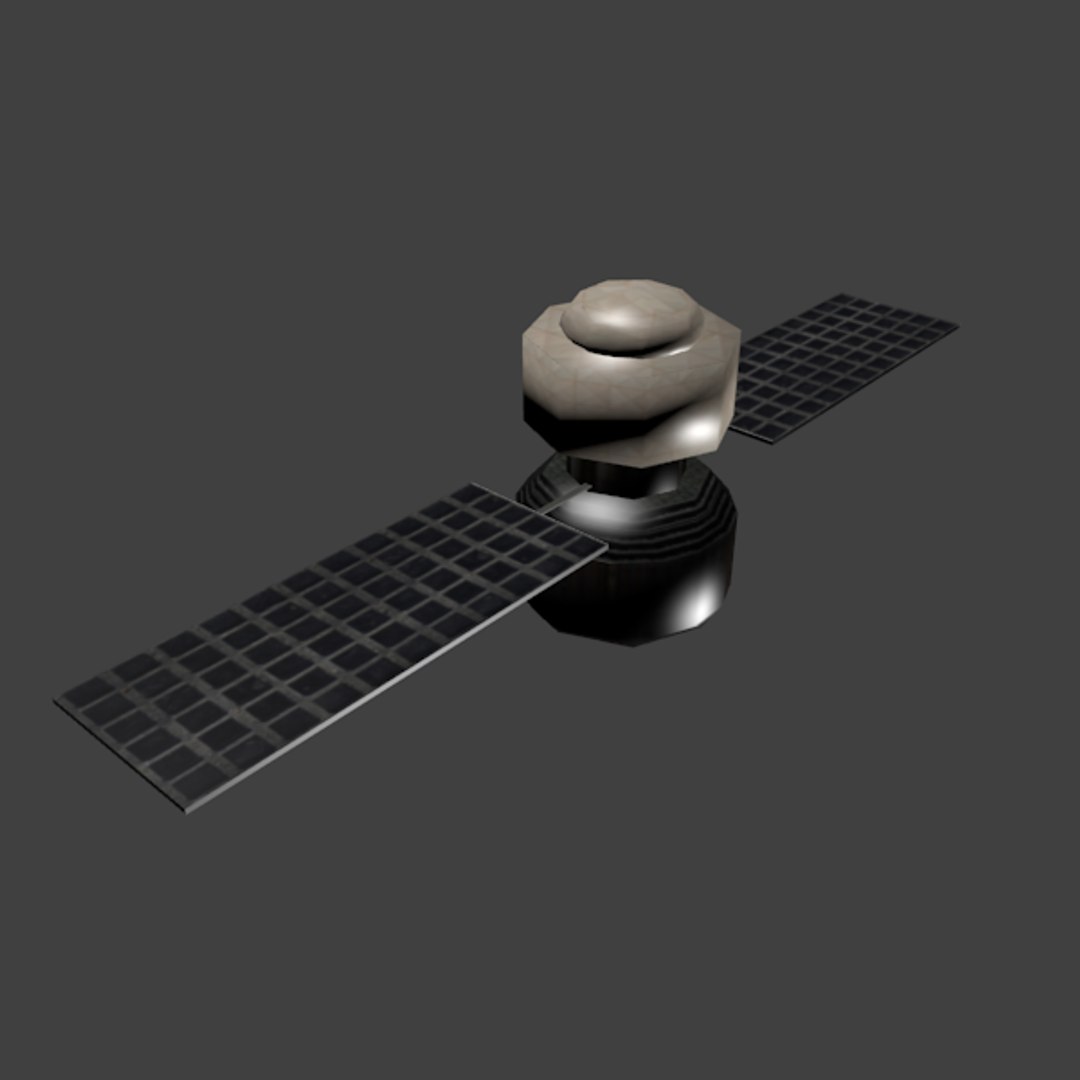 Satellite 3d Fbx