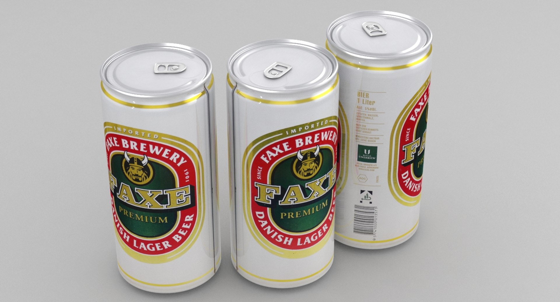 3d Beer Faxe Model