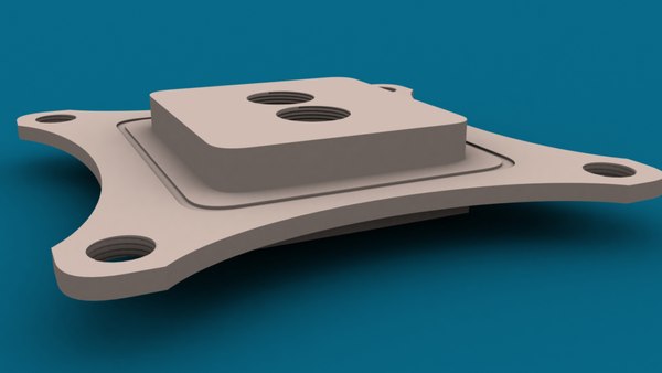modelo 3d CP Intel Waterblock - TurboSquid 642477