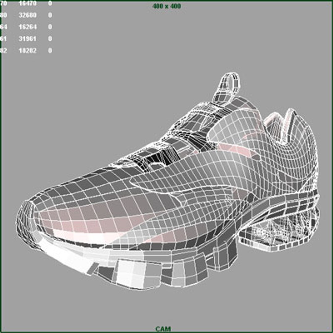 running shoes 3d model