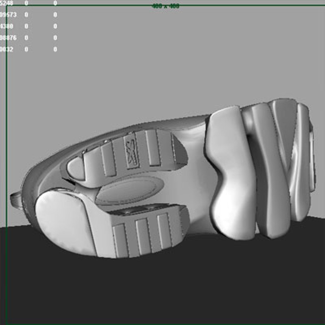 running shoes 3d model