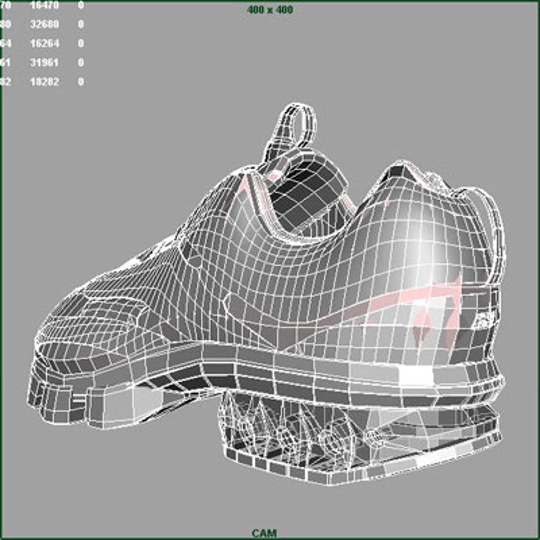 running shoes 3d model