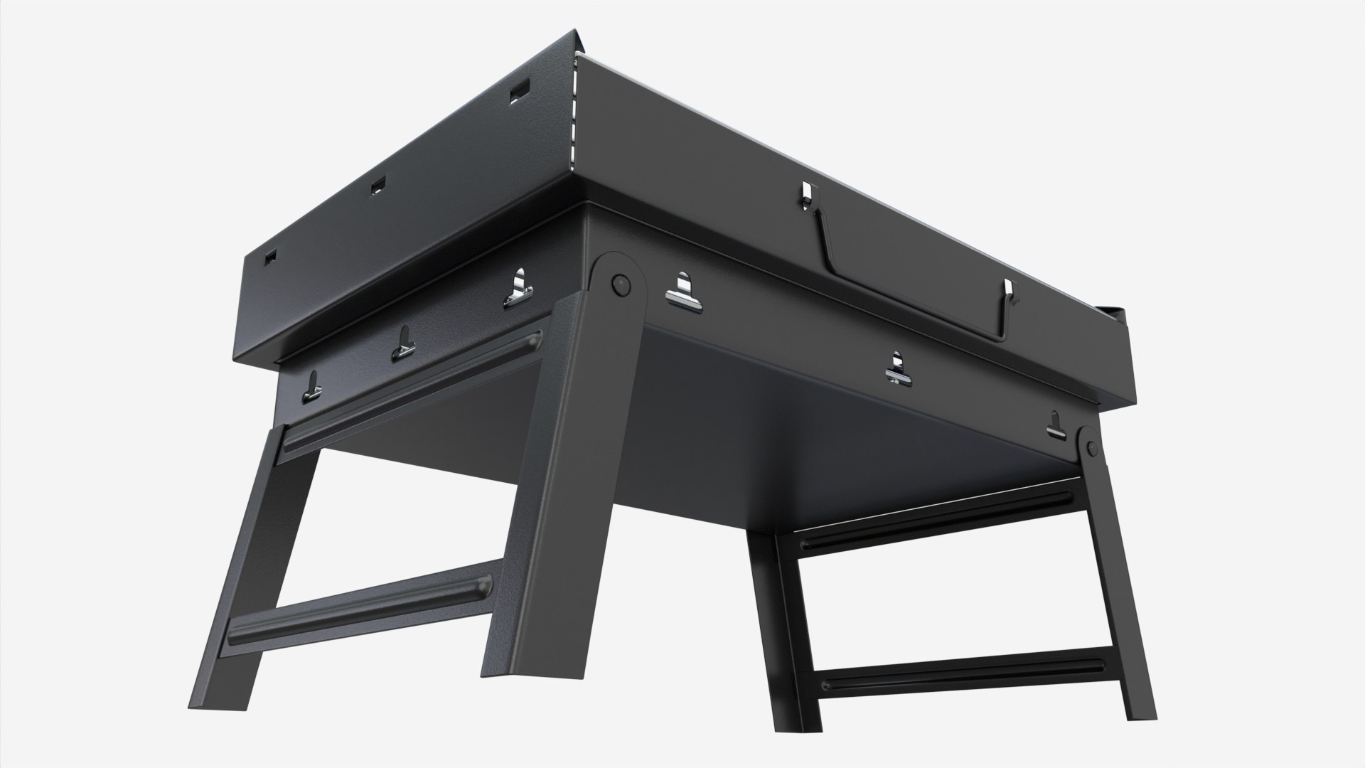 Outdoor Barbecue Folding Portable Grill 3D model - TurboSquid 1969424