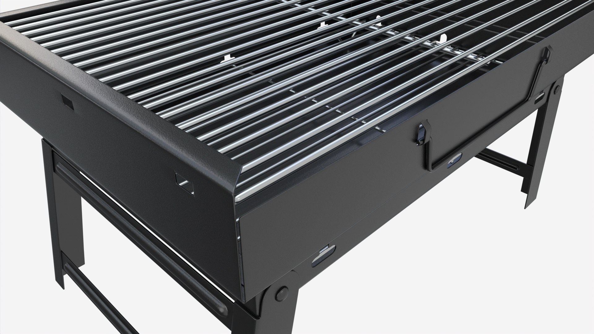Outdoor Barbecue Folding Portable Grill 3D model - TurboSquid 1969424