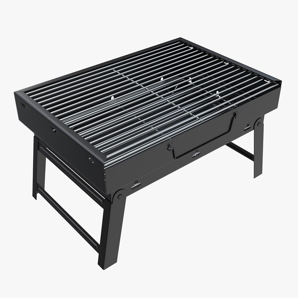 Outdoor Barbecue Folding Portable Grill 3D model - TurboSquid 1969424