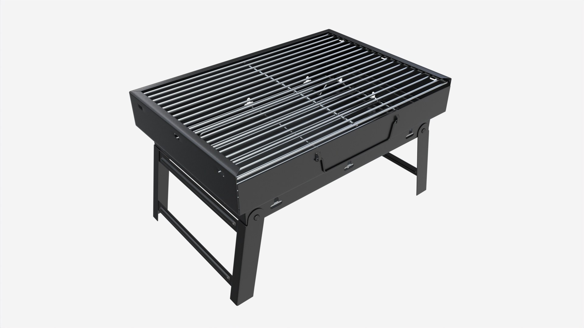 Outdoor Barbecue Folding Portable Grill 3D model - TurboSquid 1969424