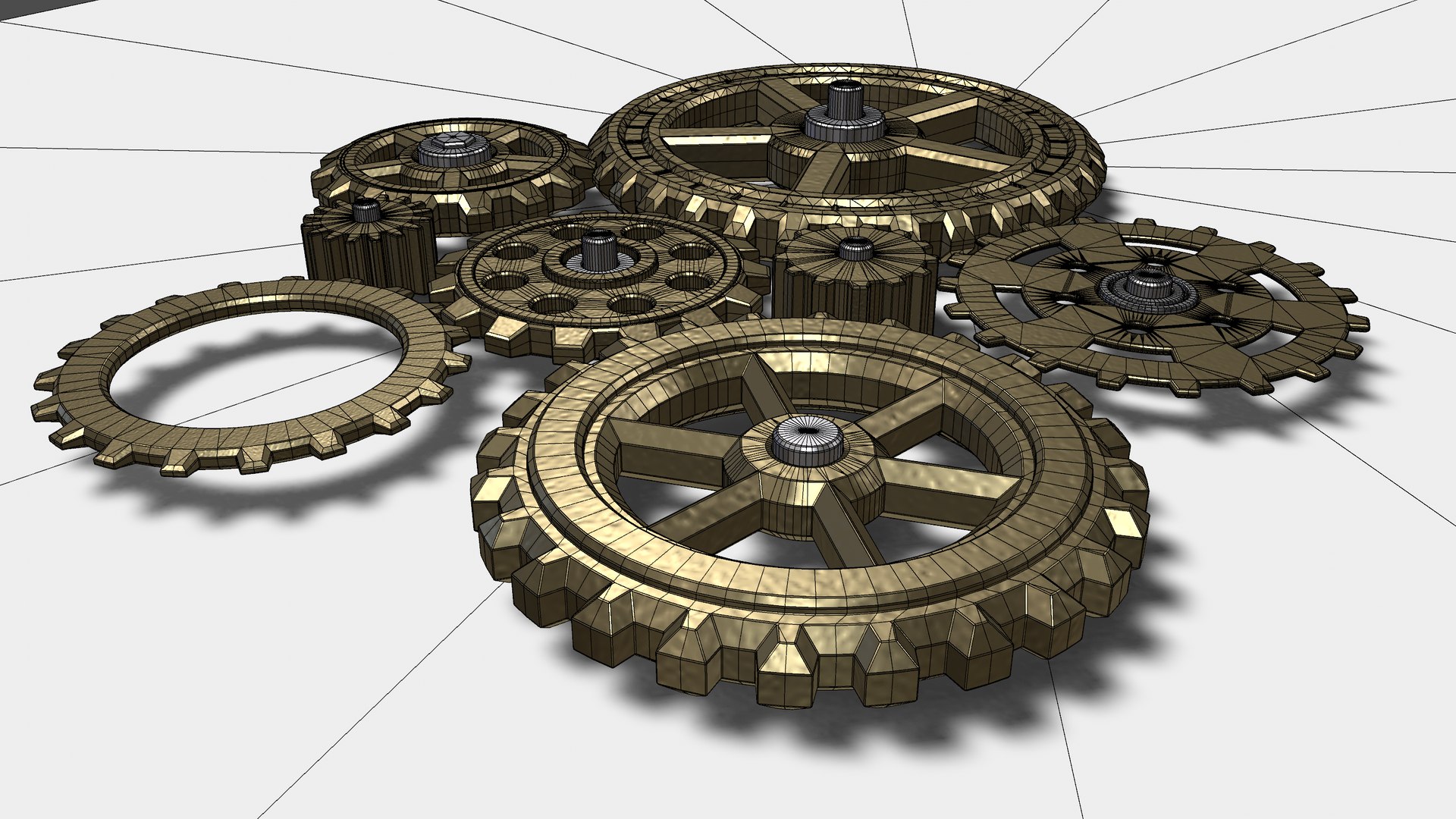 Cogwheels Pack 3D - TurboSquid 1733394