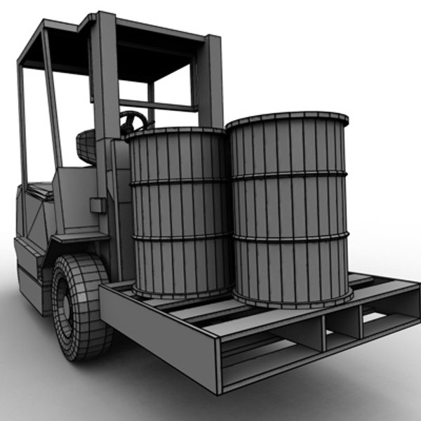 3d model forklift fork lift