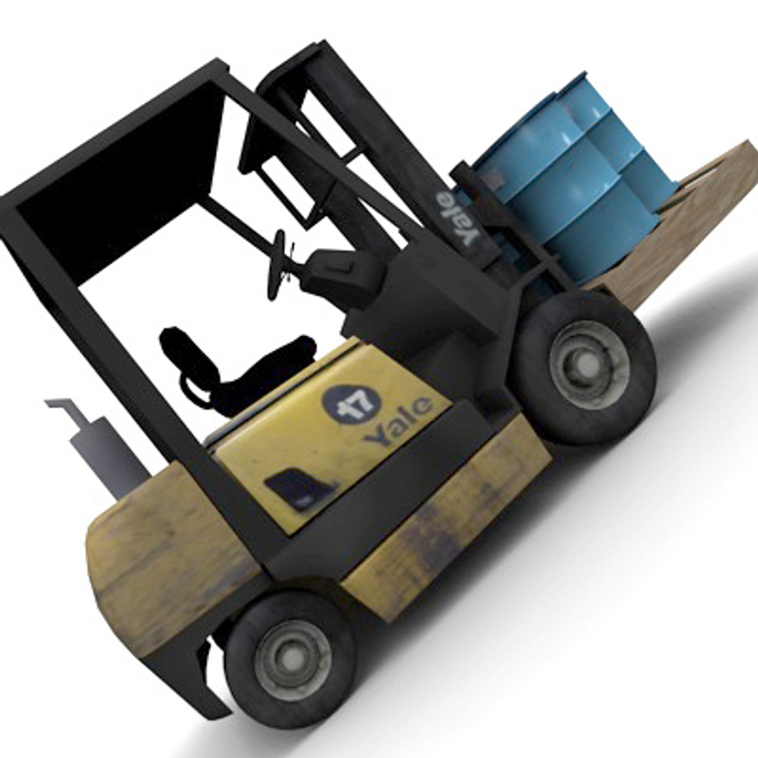 3d model forklift fork lift