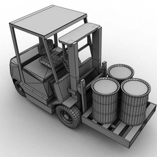 3d model forklift fork lift