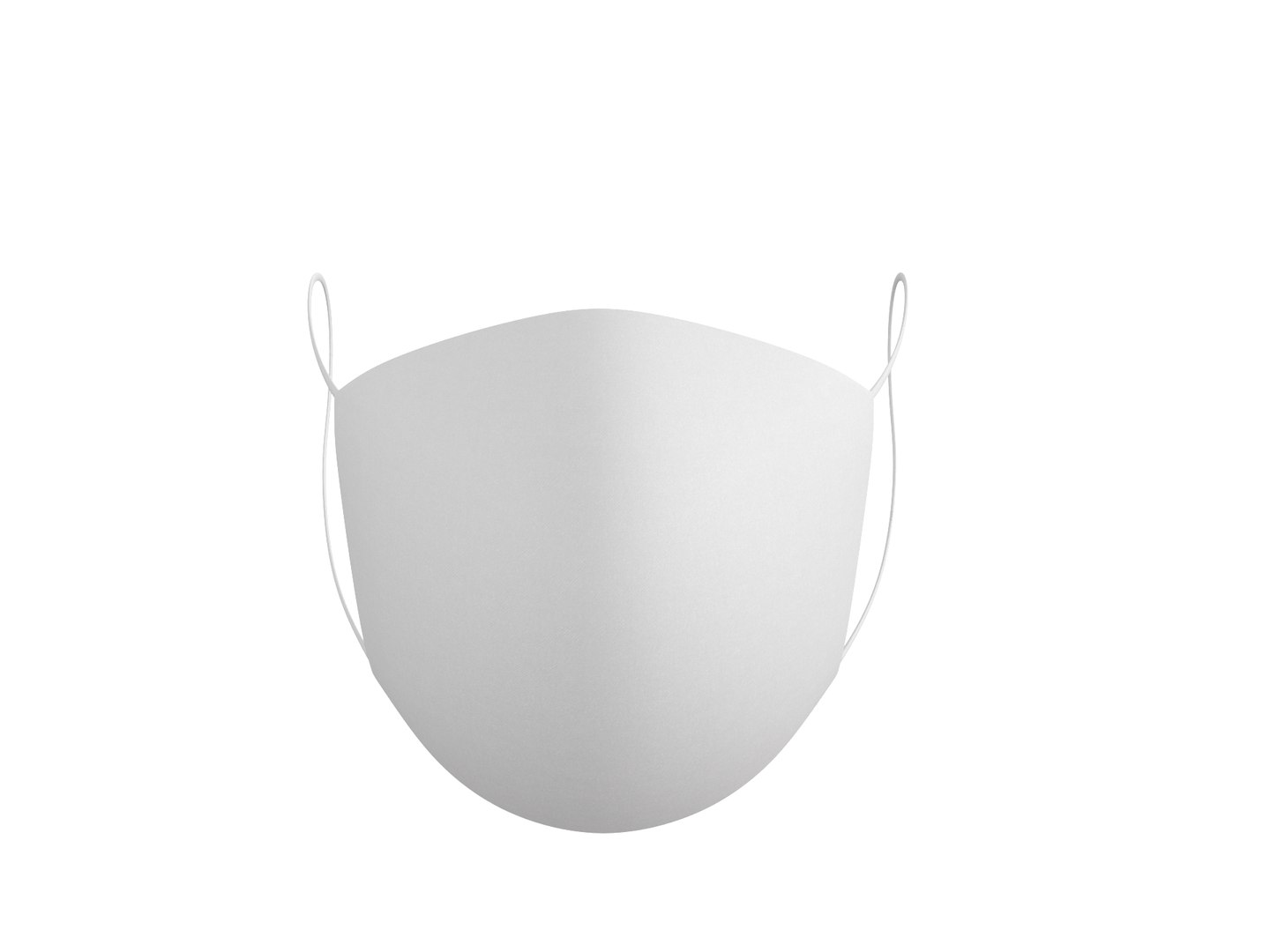 White surgical mask 3D model - TurboSquid 1526259