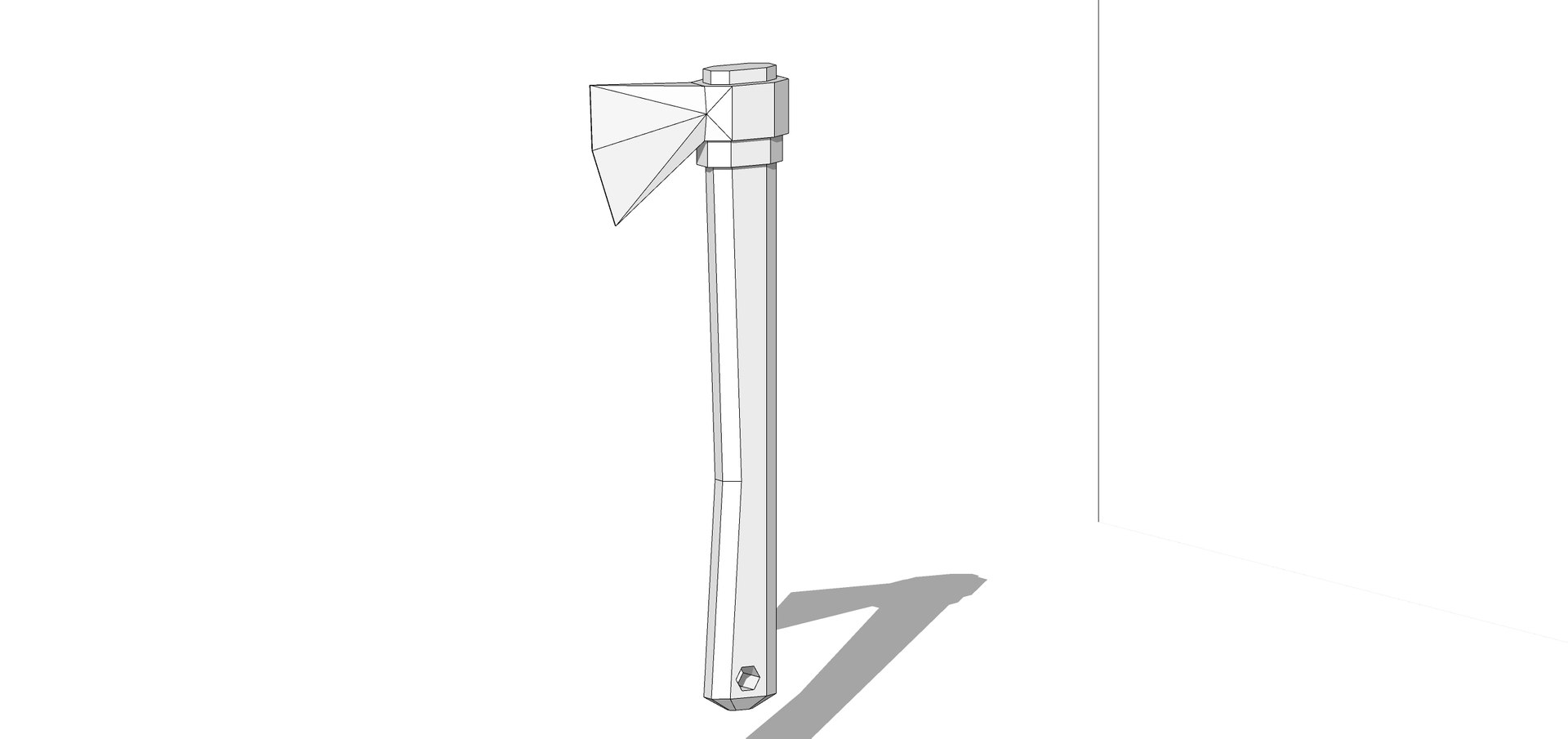 Simple AXE 3D - TurboSquid 1921444