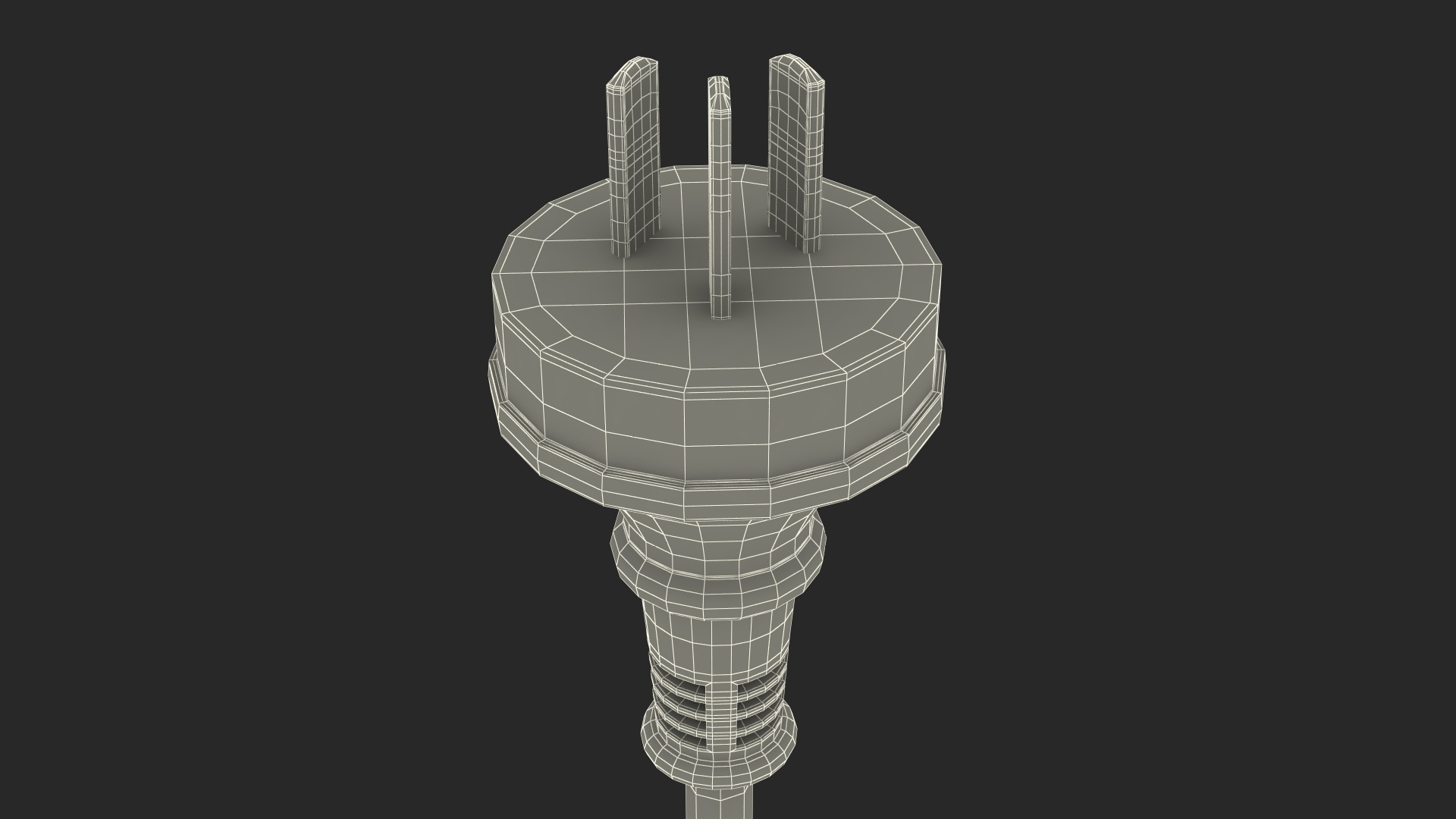 Type I Electric Plug Grounded Rigged For Cinema 4D 3D - TurboSquid 2052817