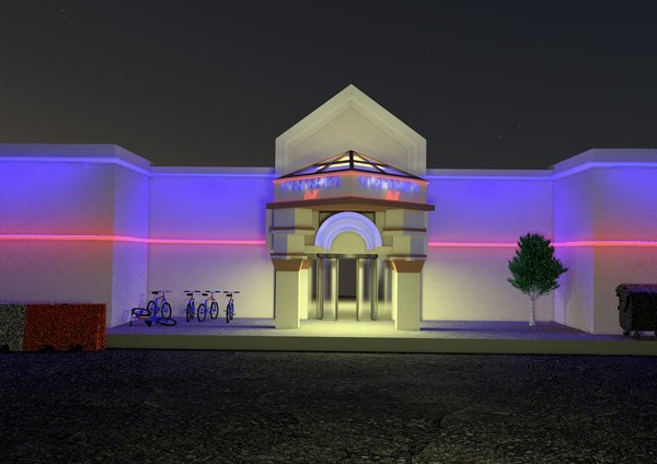 Starcourt Mall De Stranger Things 3D 모델 - TurboSquid 1973510