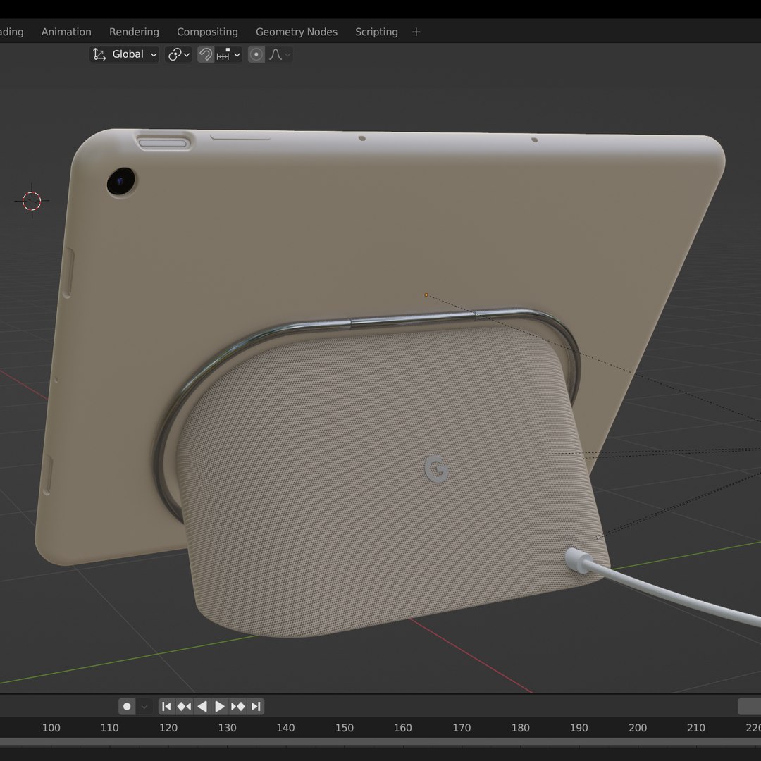 Google Pixel Tablet 2023 3D Model - TurboSquid 2074363