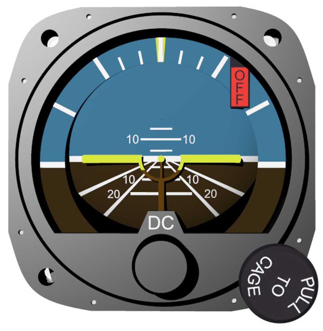 3ds Air Craft Artificial Horizon