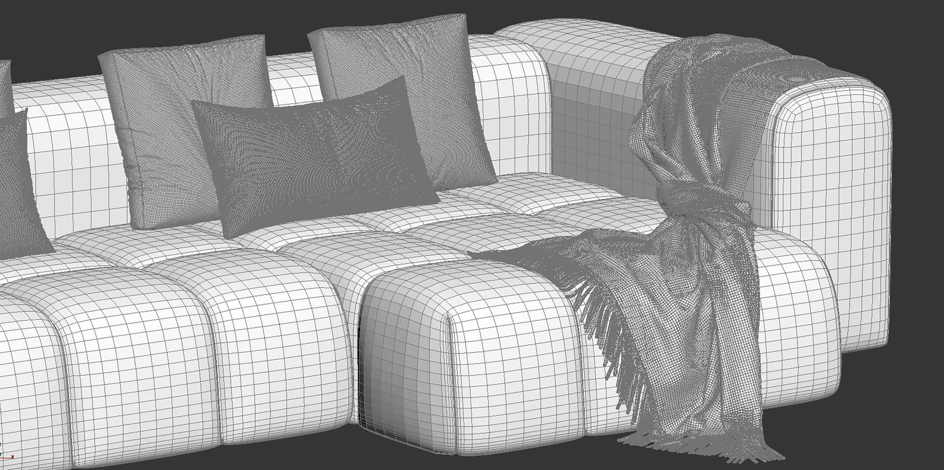 3D model SHAMARA SOFA by Noho Home - TurboSquid 2099006