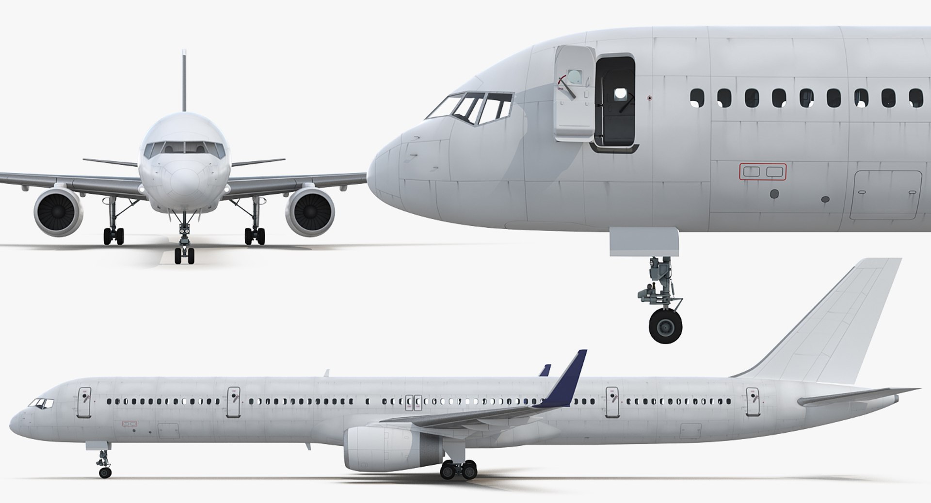 3D boeing 757-300 generic cabin - TurboSquid 1255528