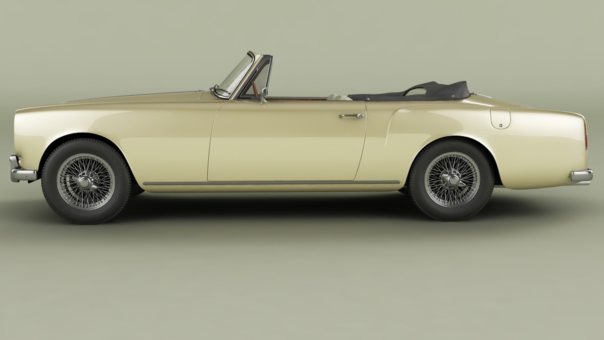Alvis TE21 Drophead 3D Model - TurboSquid 2221990