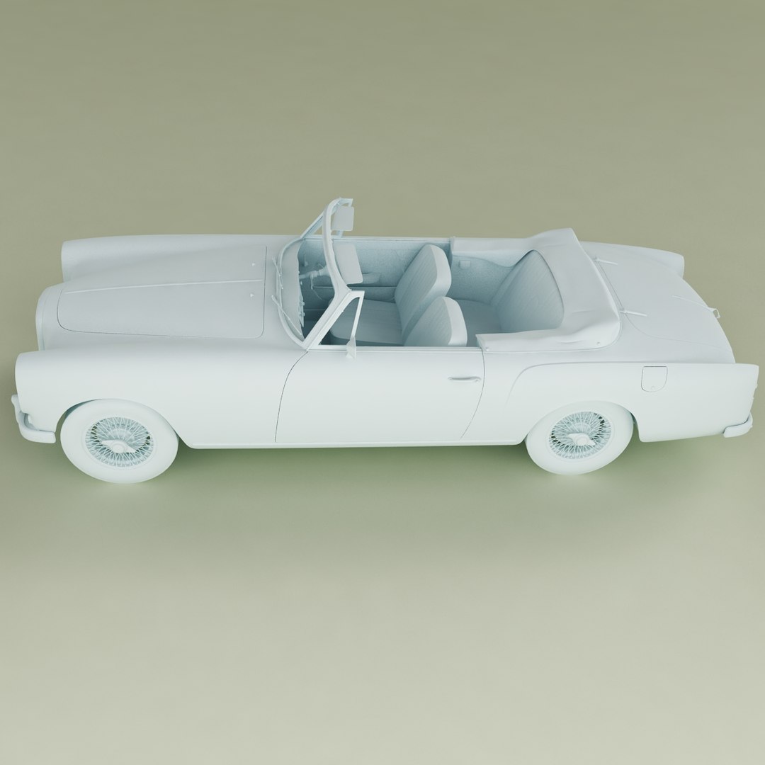 Alvis TE21 Drophead 3D Model - TurboSquid 2221990