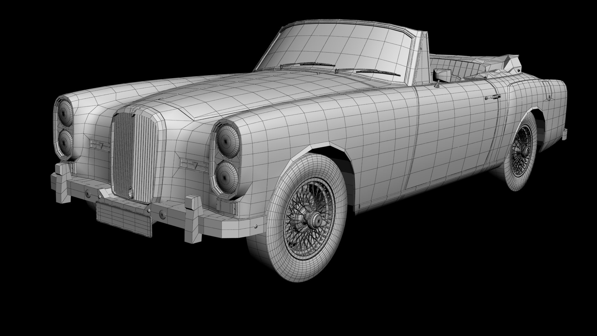 Alvis TE21 Drophead 3D Model - TurboSquid 2221990