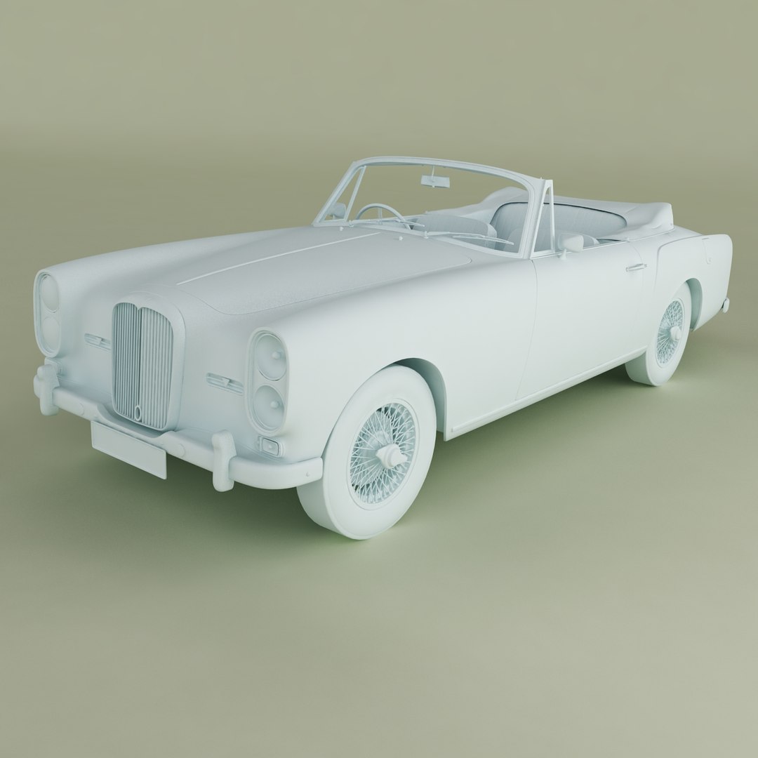 Alvis TE21 Drophead 3D Model - TurboSquid 2221990