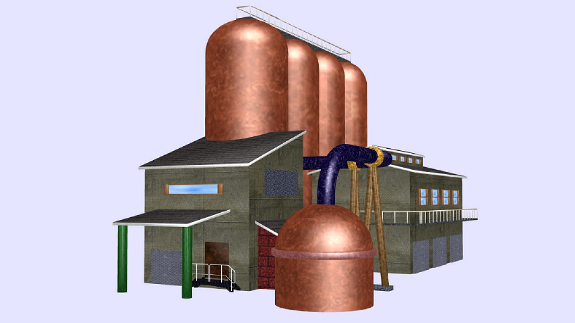 3D Steel Isometric - TurboSquid 1709116