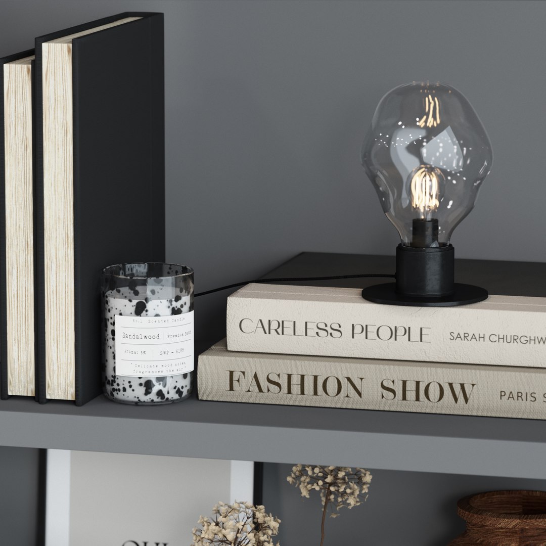 Decor Shelf Set Zara Home 14 3D Model - TurboSquid 1797447