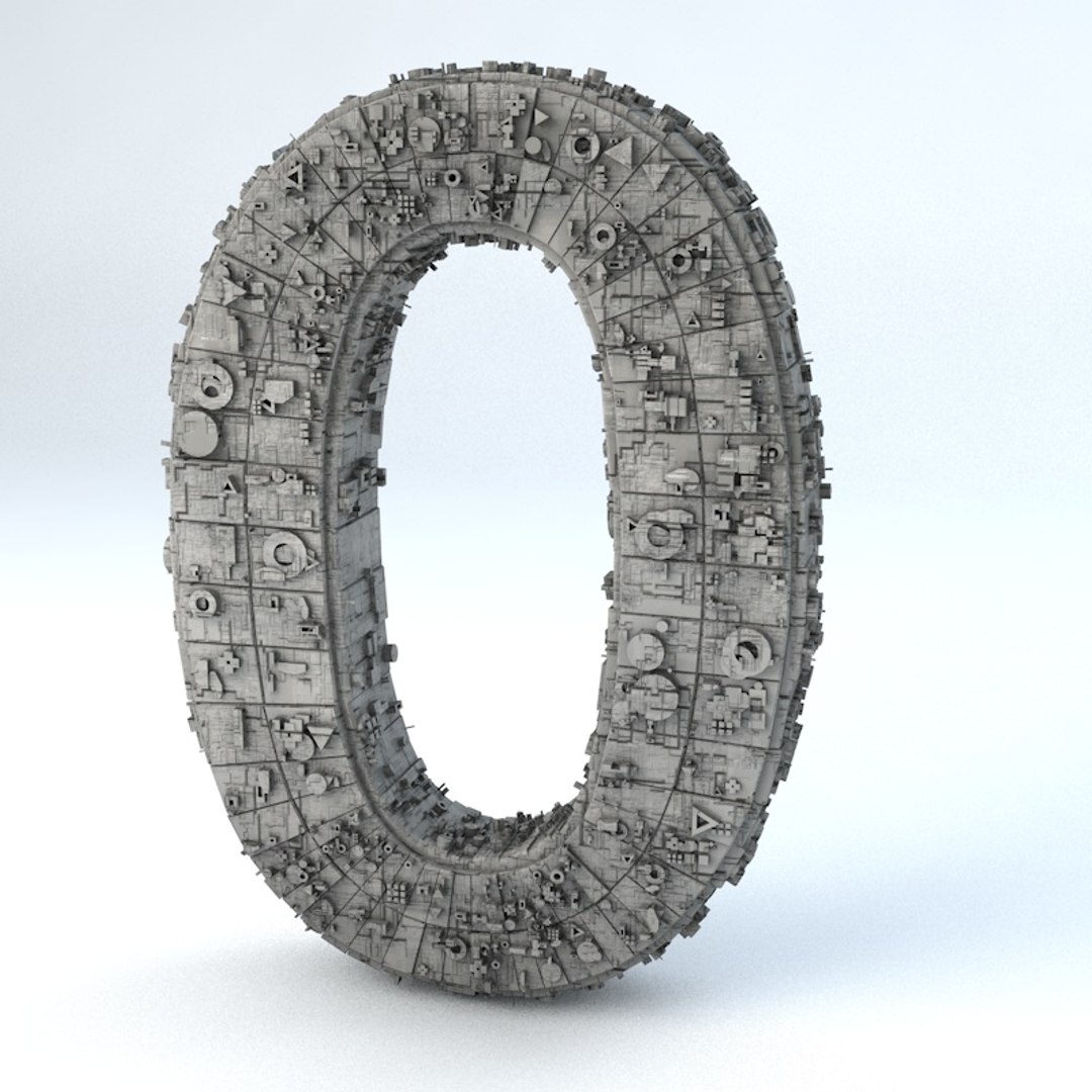 3D numbers - model - TurboSquid 1566595