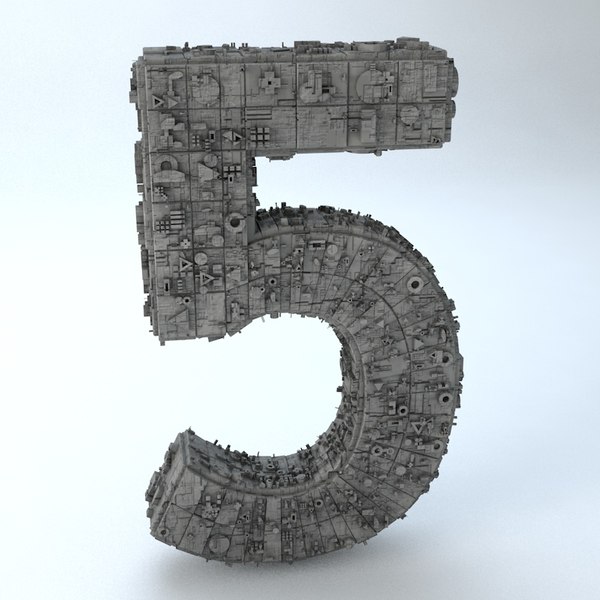 3D numbers - model - TurboSquid 1566595