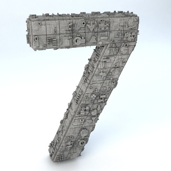 3D numbers - model - TurboSquid 1566595