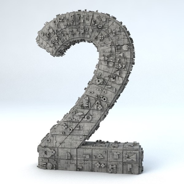 3D numbers - model - TurboSquid 1566595