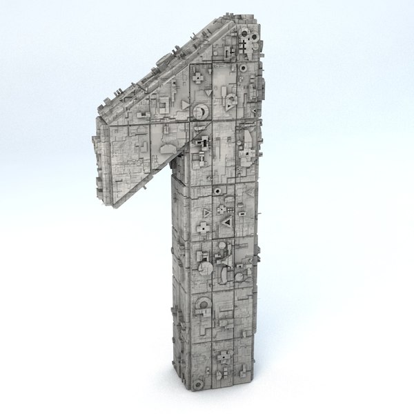 3D numbers - model - TurboSquid 1566595