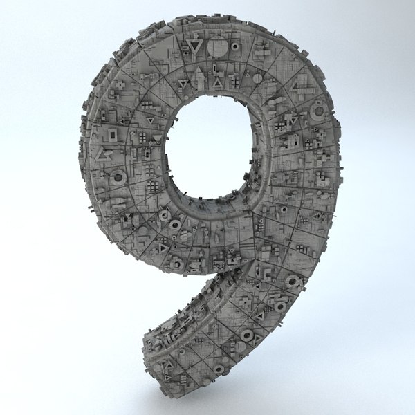 3D numbers - model - TurboSquid 1566595