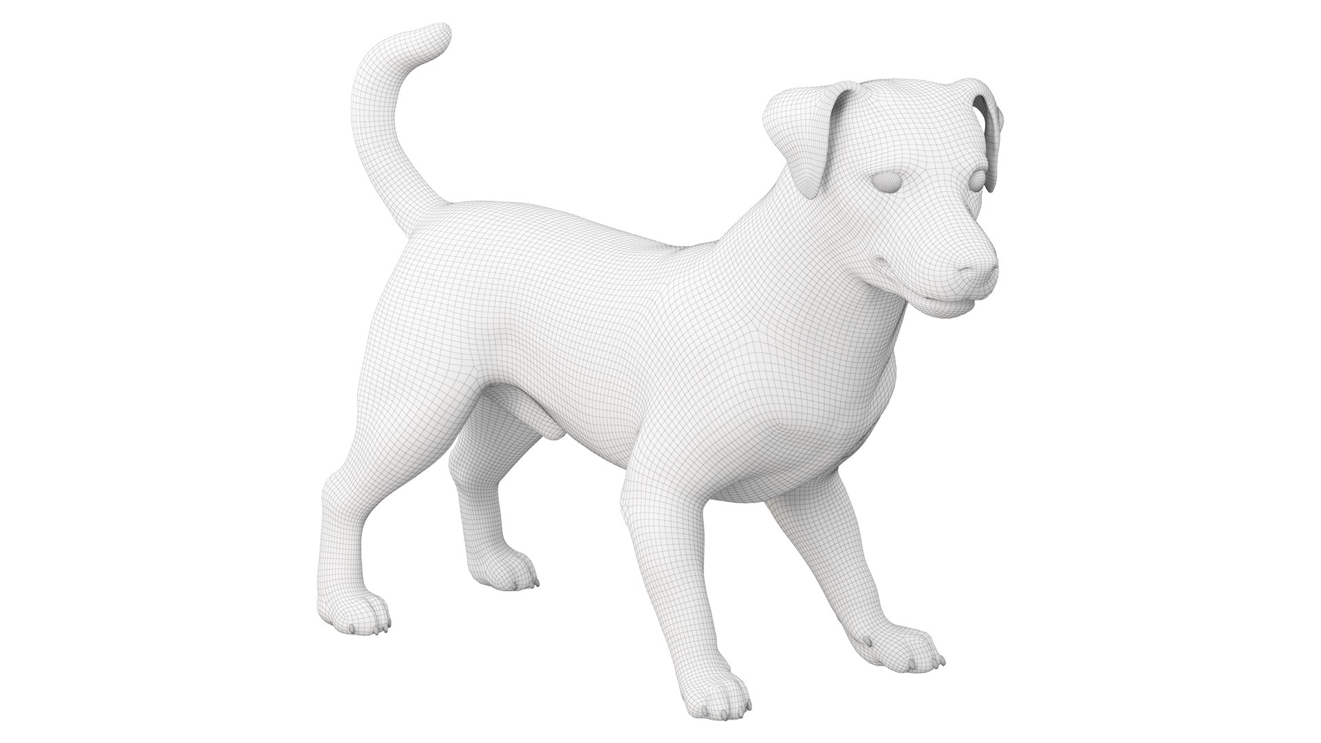 3D Metal Dog Sculpture - TurboSquid 2400738