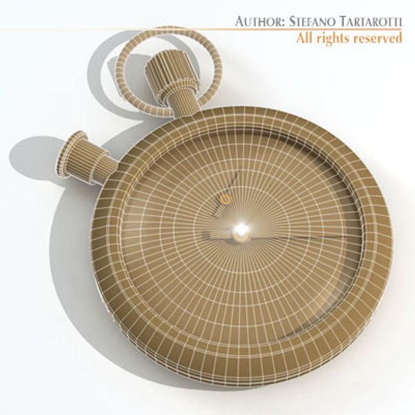 stopwatch timer chronograph 3d model