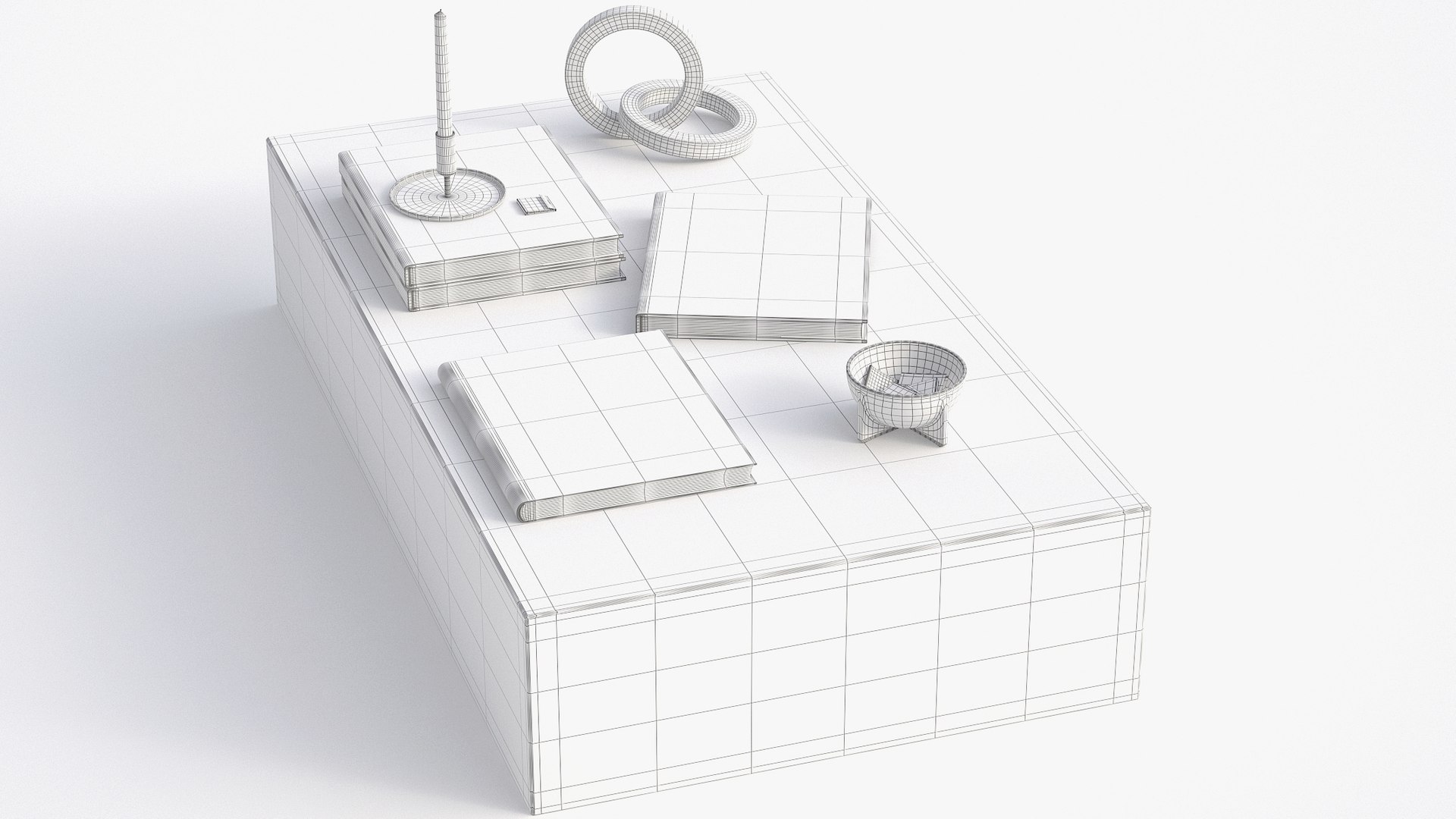 Plinth Coffee Table 3D Model - TurboSquid 1788476