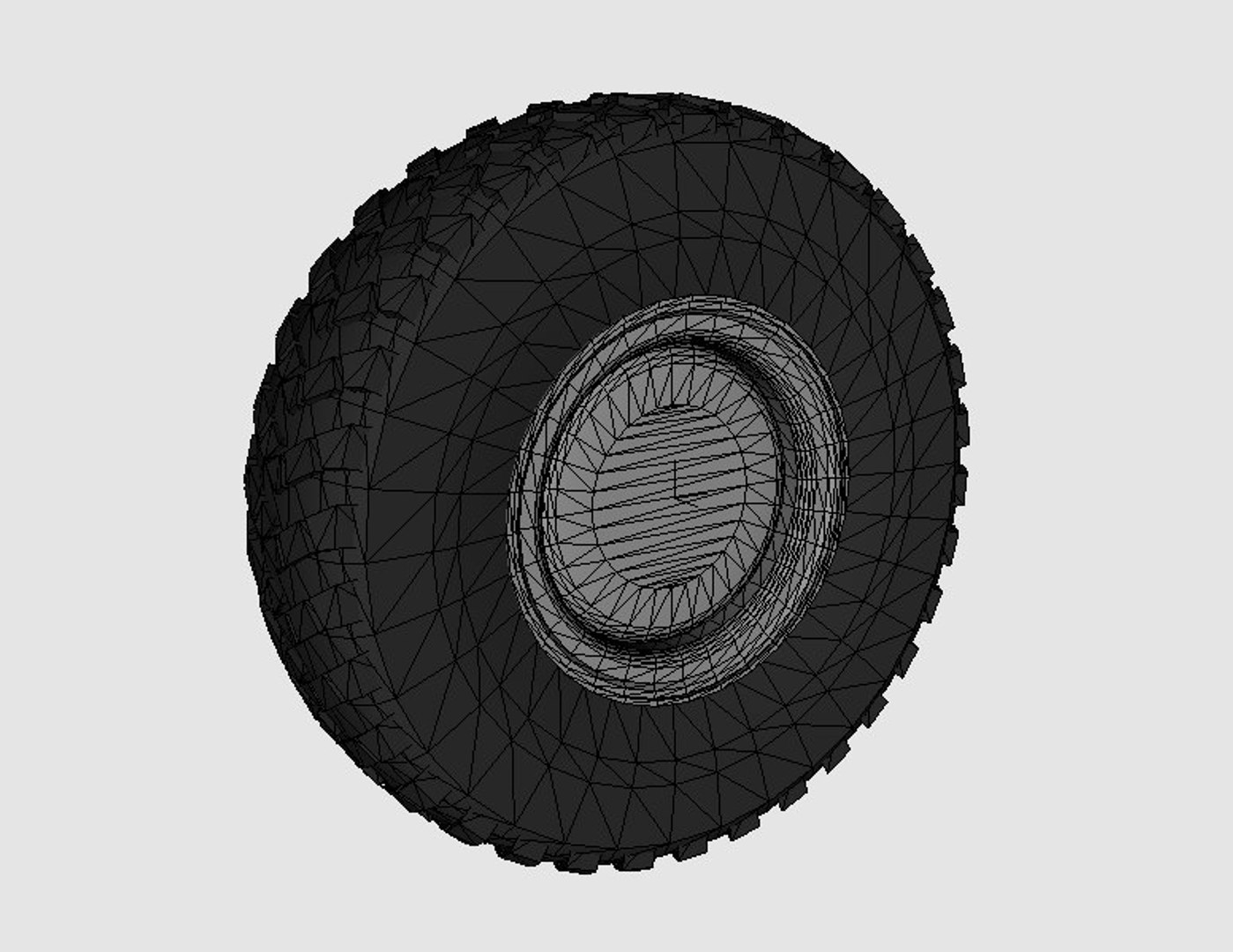 3d model wheel