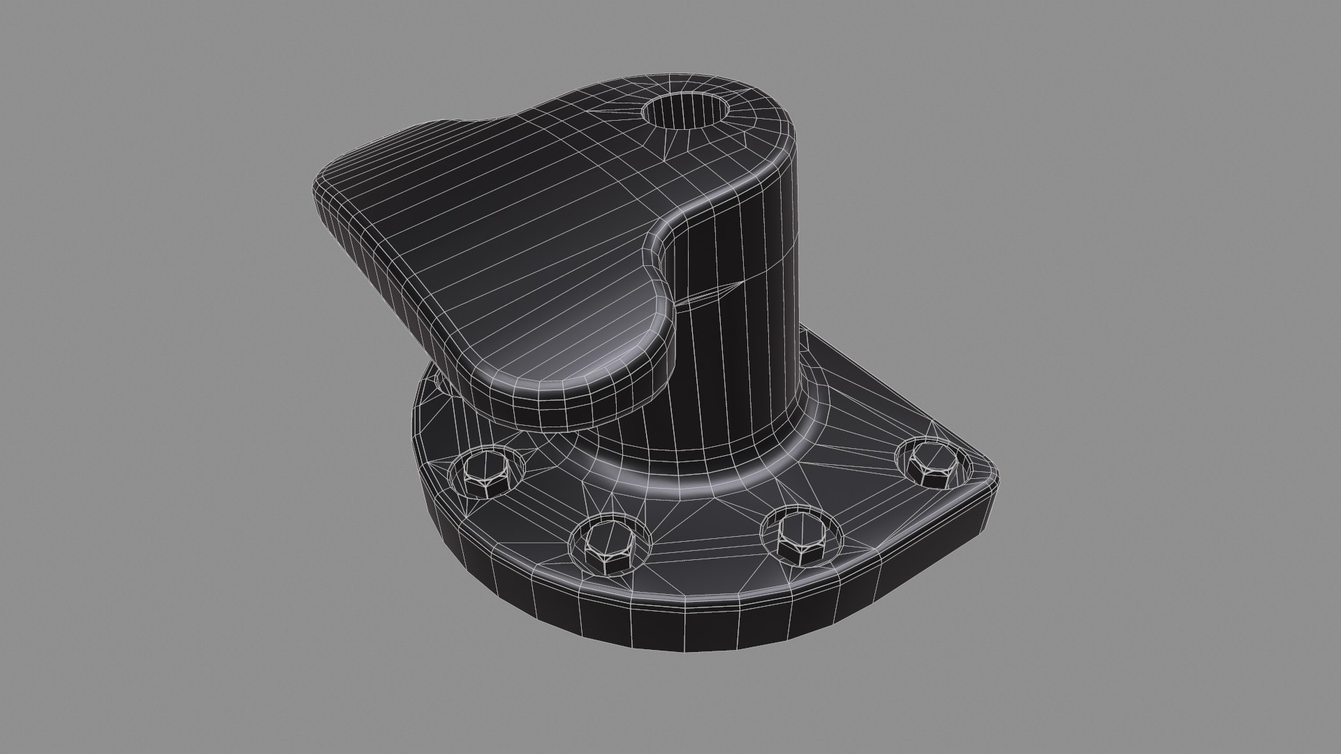 T-Head Mooring Bollard 3D Model - TurboSquid 2039873