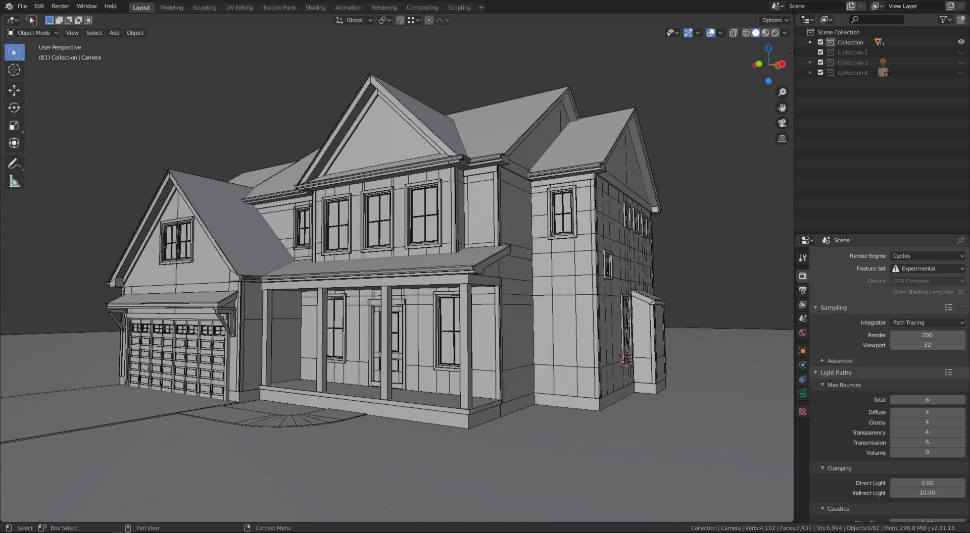 House Real Estate 3D Model - TurboSquid 1583988
