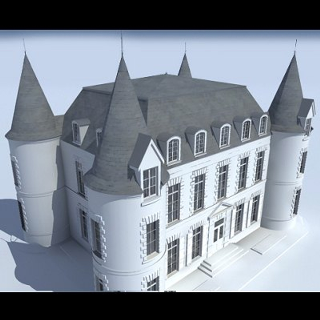 mansion house 3d model