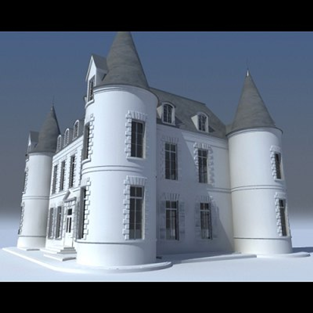 mansion house 3d model