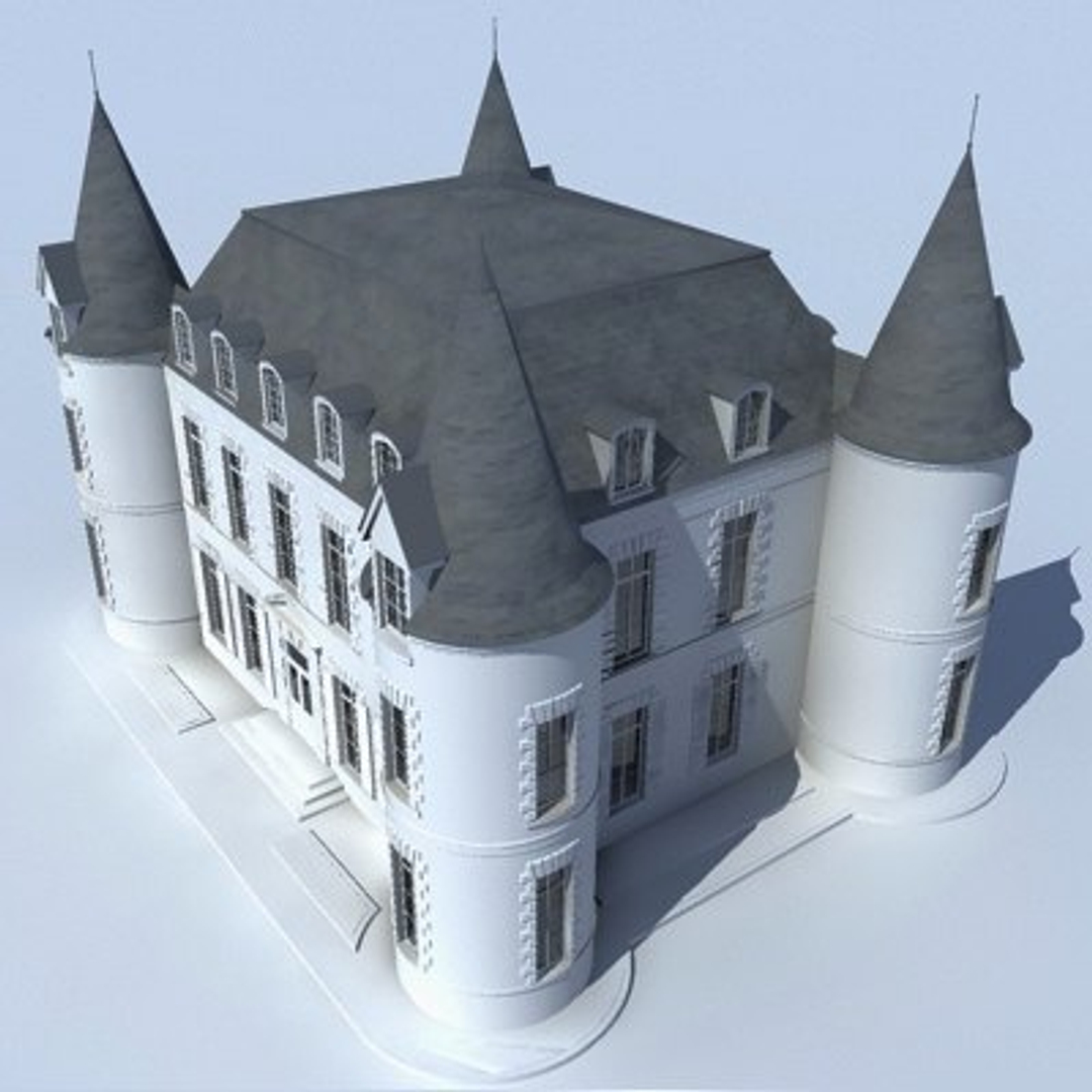 mansion house 3d model