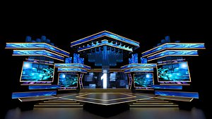 Blender Stage Models | TurboSquid