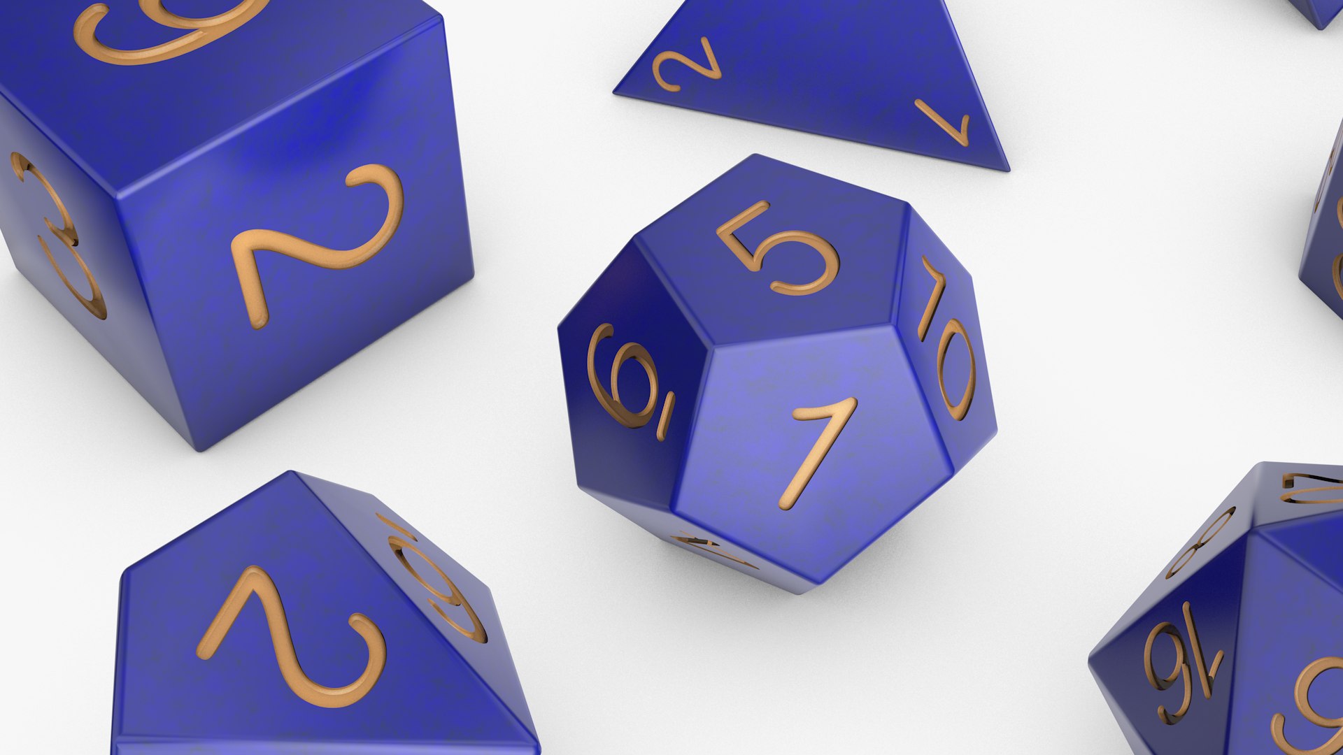 3D Model Role Playing Dice Set - TurboSquid 1877852