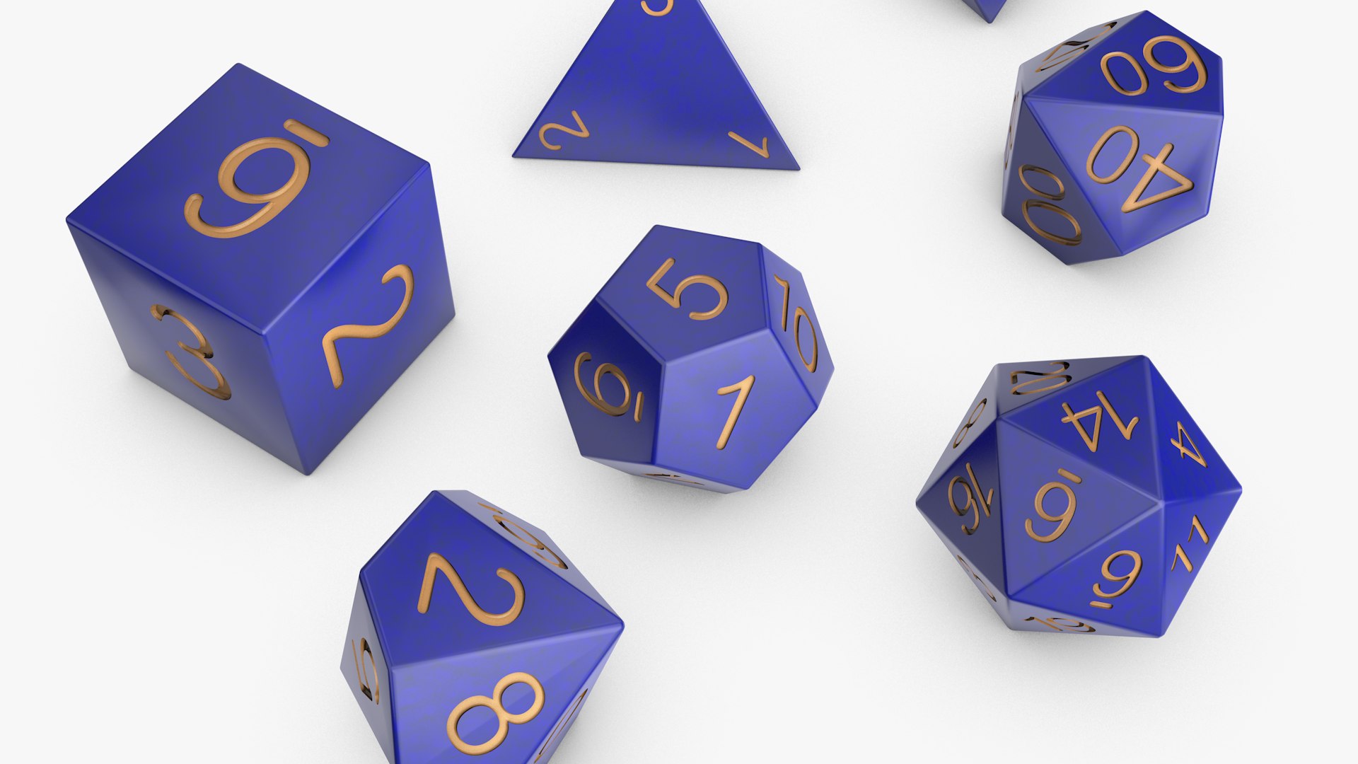 3D Model Role Playing Dice Set - TurboSquid 1877852