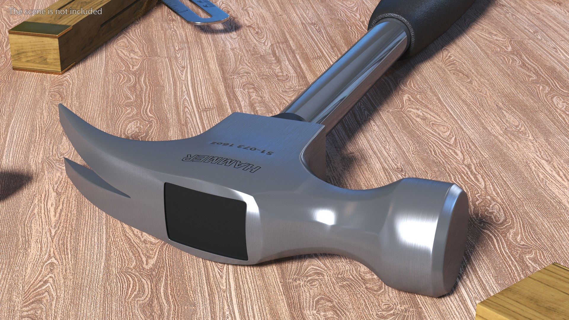 3D Steel Shaft Claw Hammer - TurboSquid 2131118