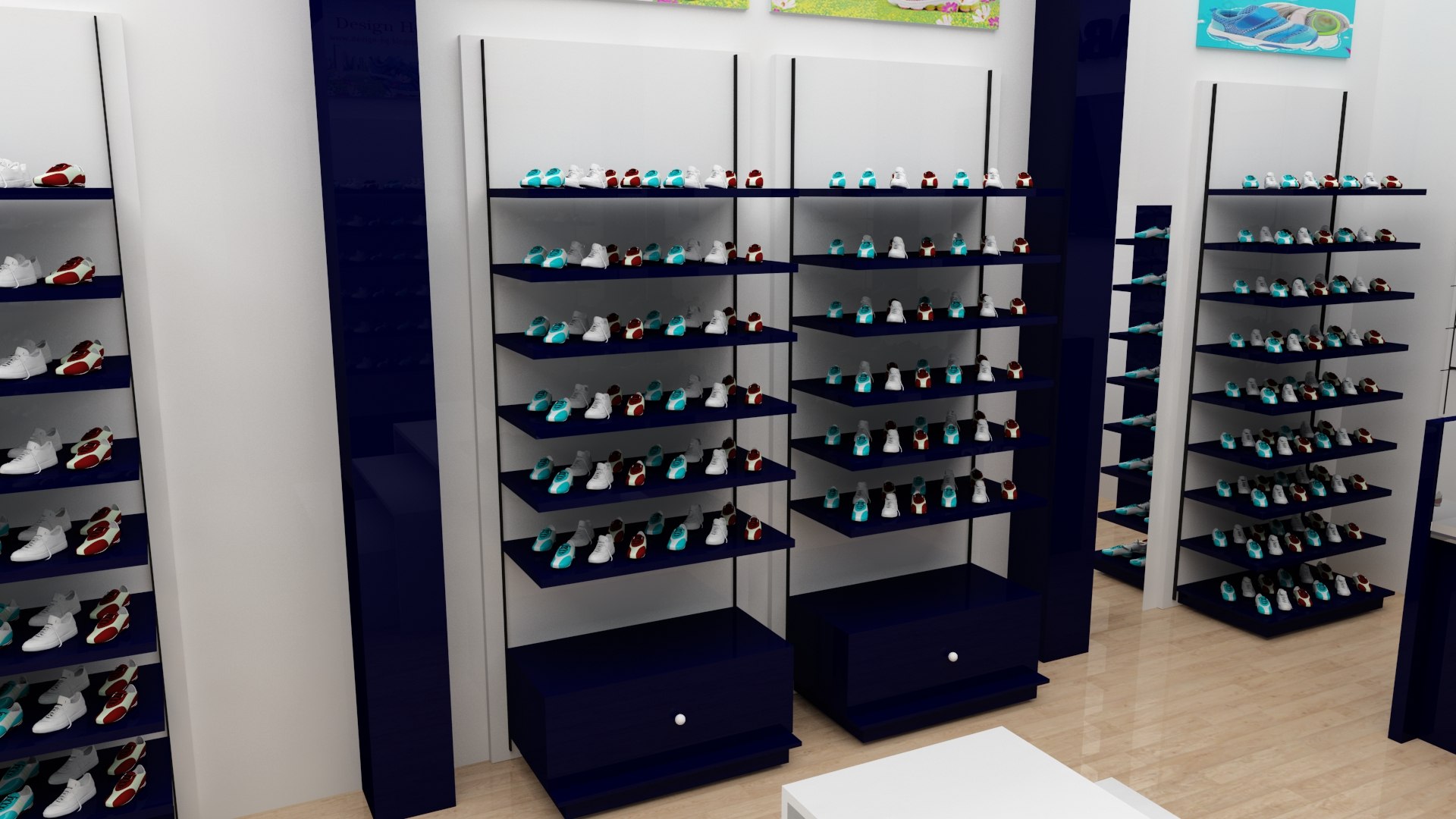 3D Model Shoes Shop And Store 3d Max Model 2018 - Vray - TurboSquid 2174472