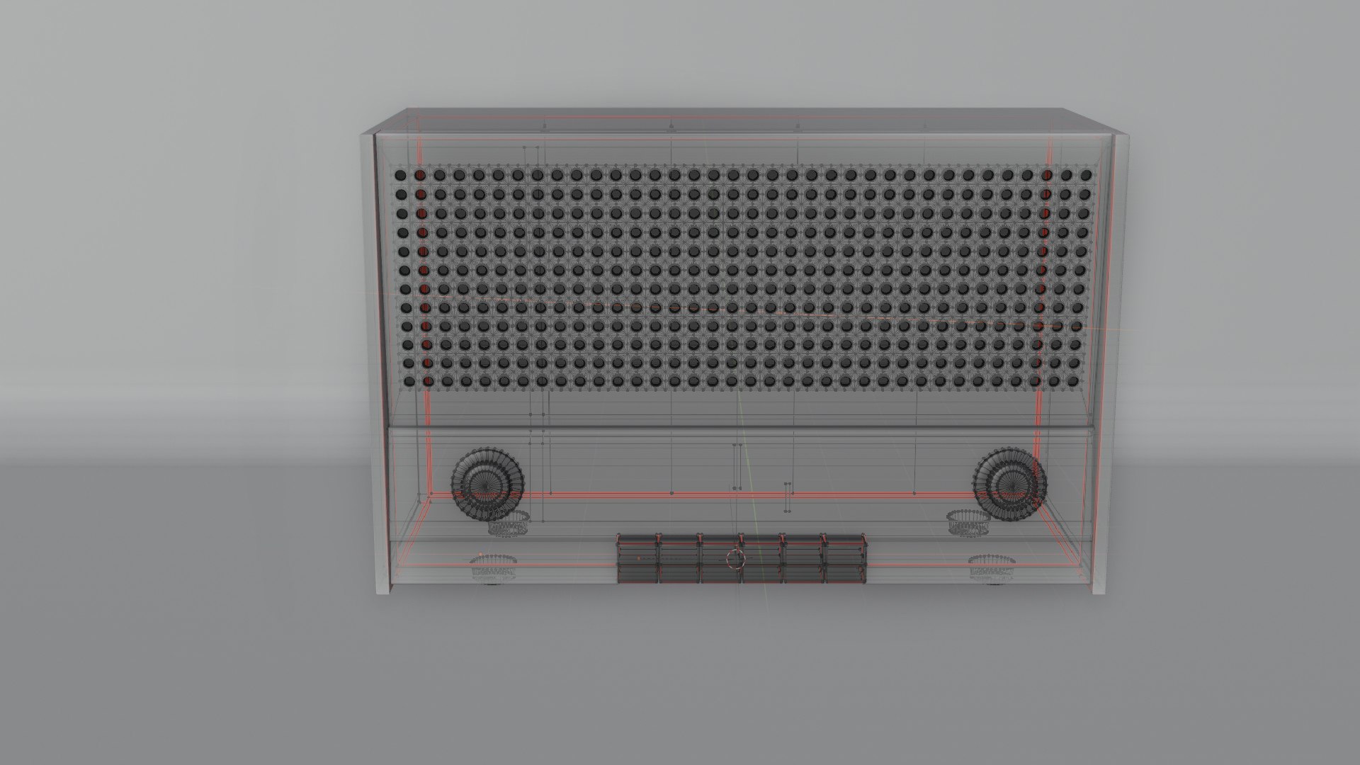 Broadcast Receiver Nordmende M2000 V25 3D Model - TurboSquid 2139114